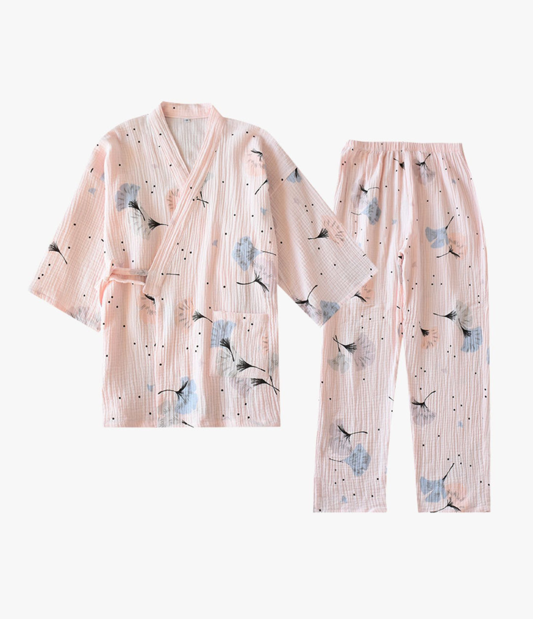Women's Samue (作務衣) | Japanese Leisure Two-Piece Set – Kimonoji