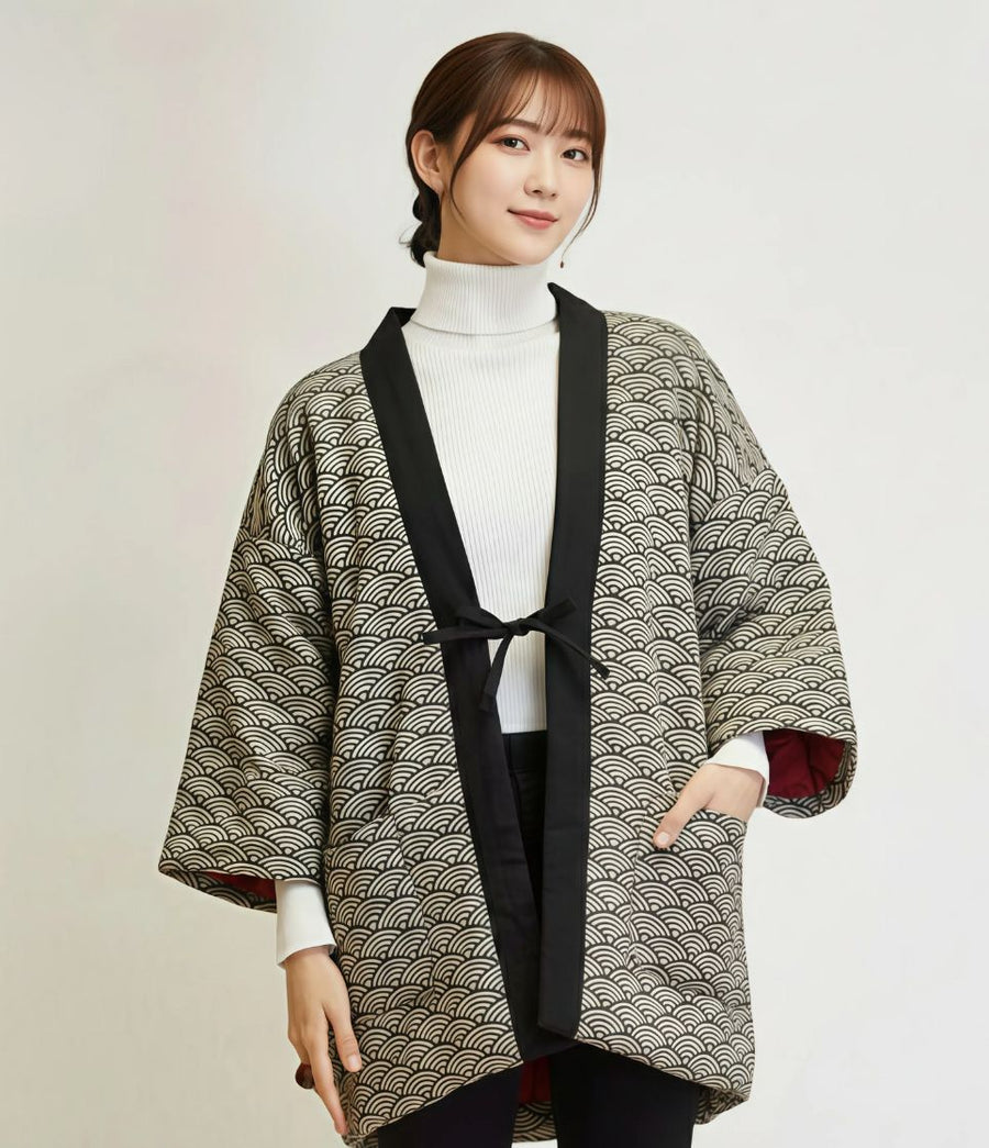 Men's Hanten Jackets | Traditional Japanese Indoor Wear – Kimonoji